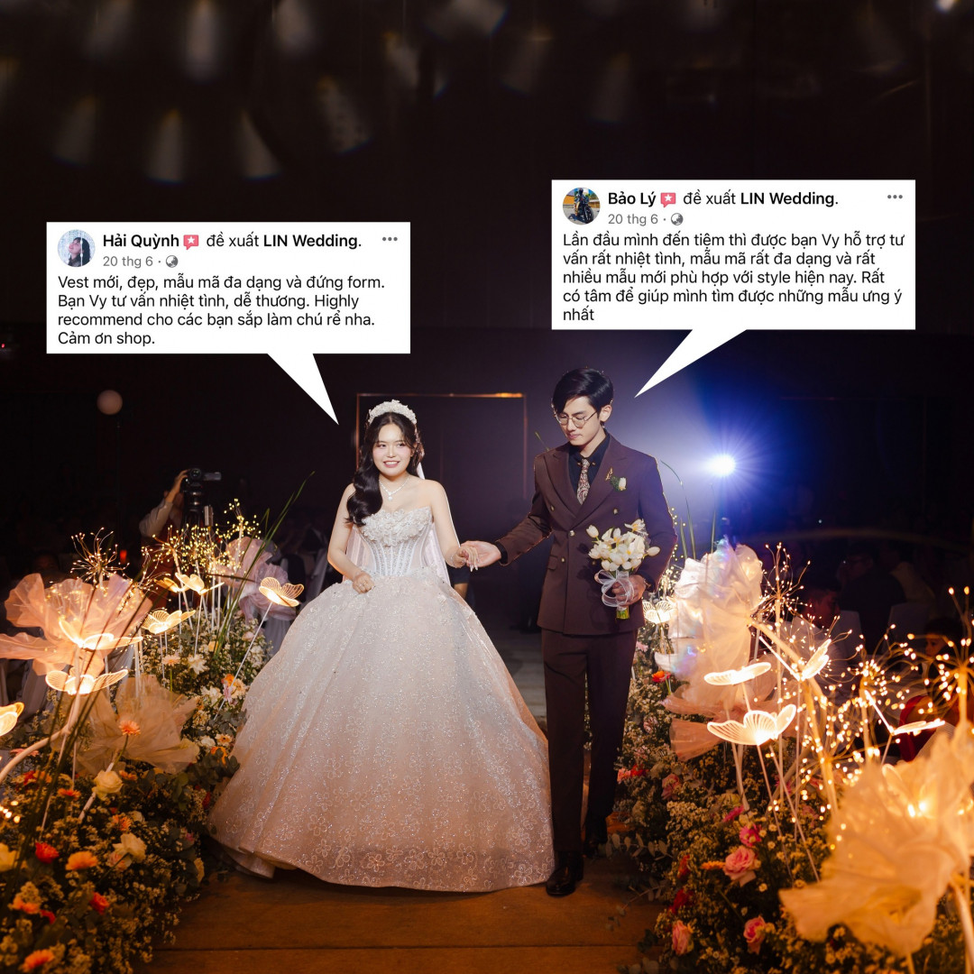 Lời cảm ơn đặc biệt từ LIN Wedding đến CR Gia Bảo vs CD Hải Quỳnh - LIN wedding suit